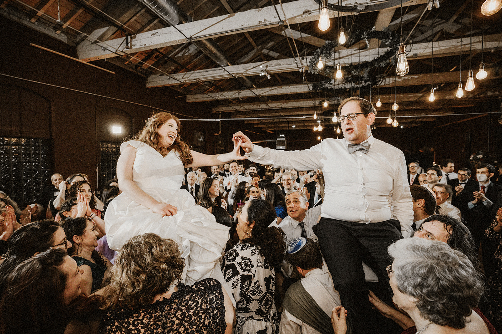 Jon + Atara's Modern Orthodox Jewish Wedding at the Art Factory